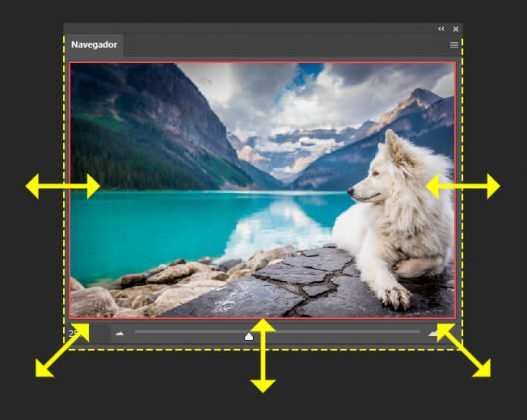 Navegador do Photoshop - Como usar o painel Navigator - Lucas Charnyai ...